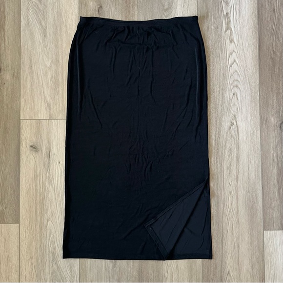 kathy ireland | Skirts | Vtg Kathy Ireland Black 9s Maxi Skirt | Poshmark